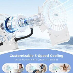 Other | New 2 In 1 Rechargeable Portable Adjustable Fan And Phone Stand ...